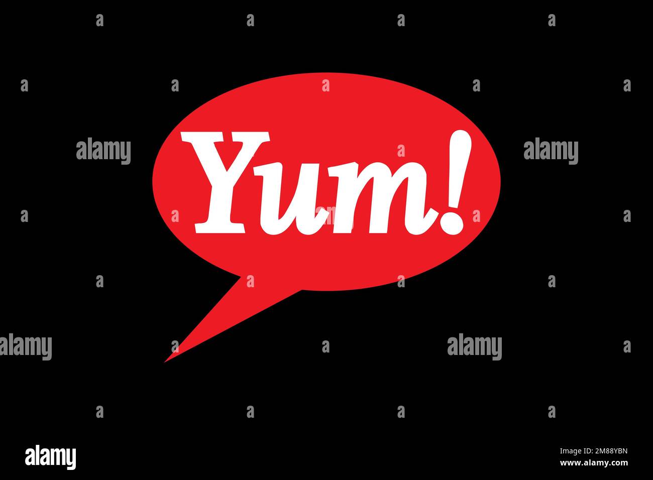 Yum! Brands, Logo, Black background Stock Photo - Alamy