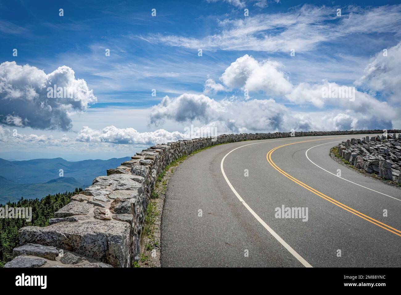 Road up the Mountain Stock Photo - Alamy