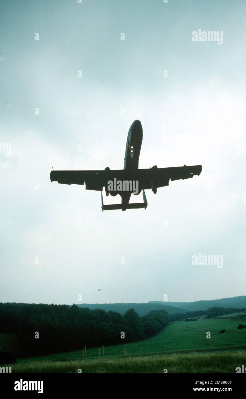 An 81st Tactical Fighter Wing A-10 Thunderbolt II aircraft prepares to ...