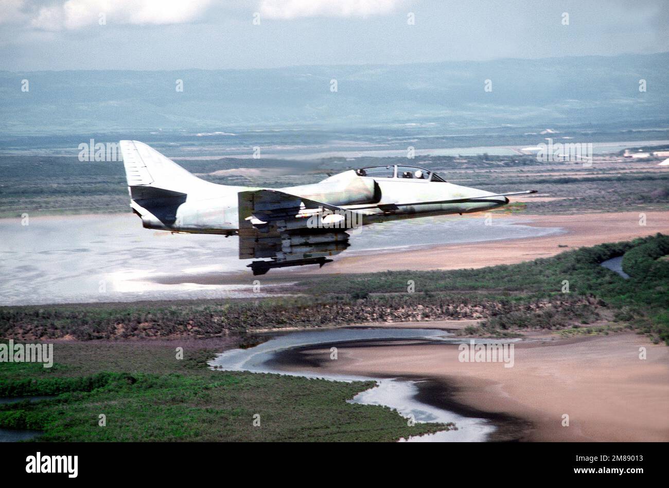 An air-to-air right side view of a Fleet Composite Squadron 10 (VC-10 ...