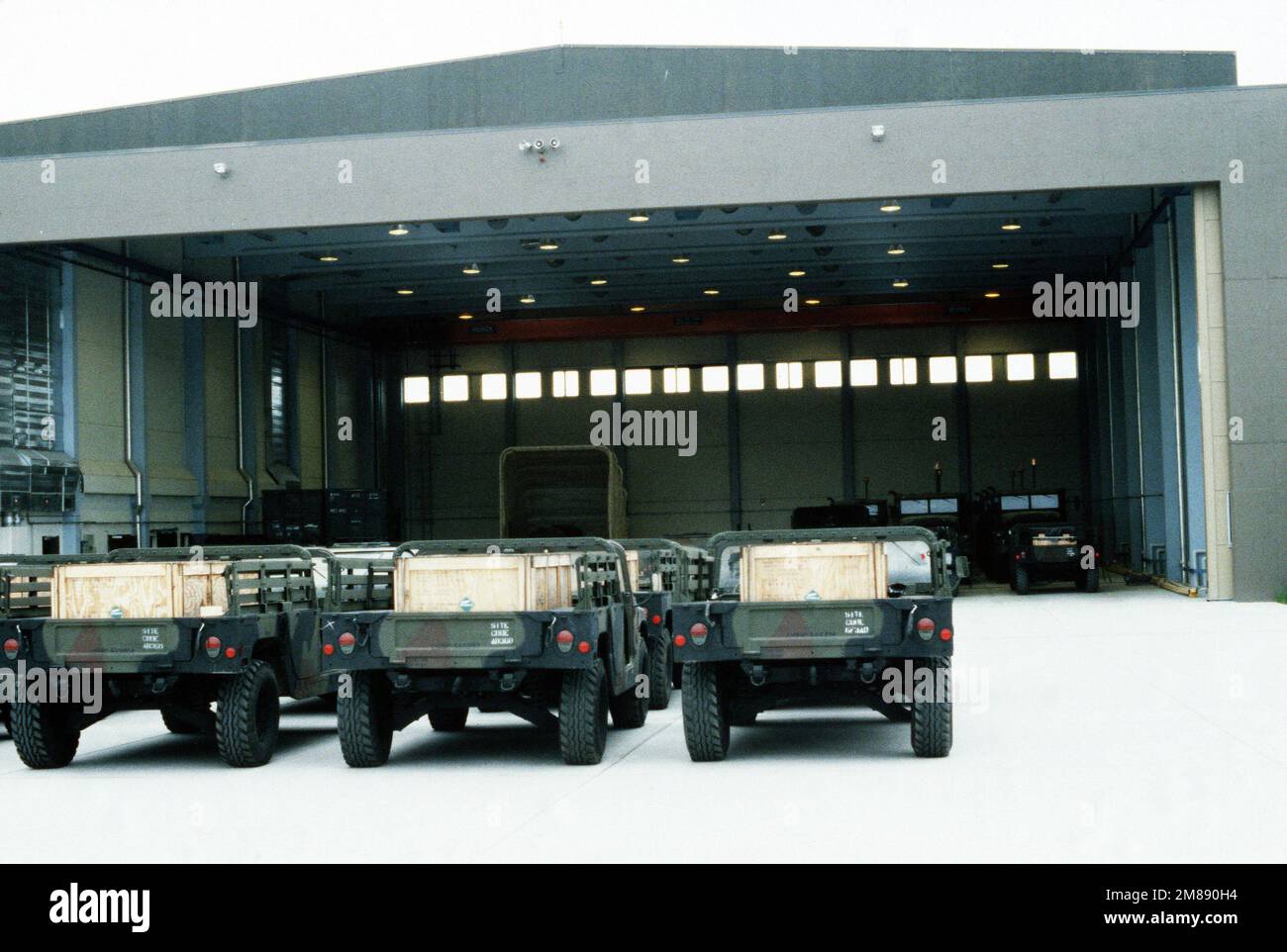 U.S. Marine Corps M998 High-Mobility Multipurpose Wheeled Vehicles ...