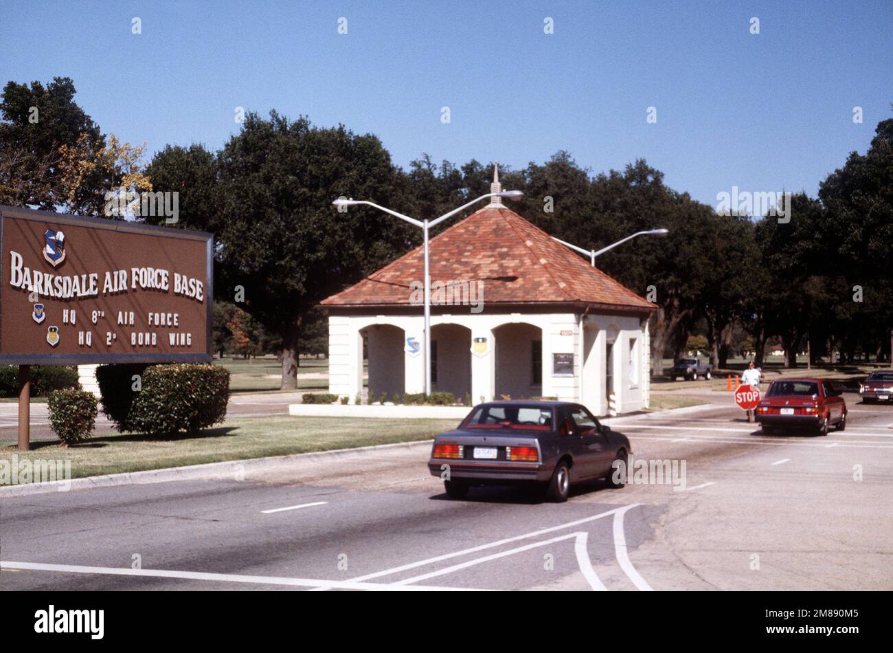 A view of the main gate. Base: Barksdale Air Force Base State ...