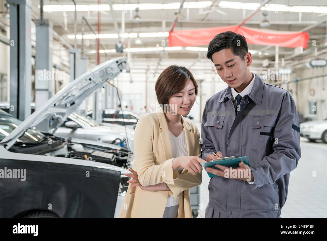 Auto repair personnel in hi-res stock photography and images - Alamy