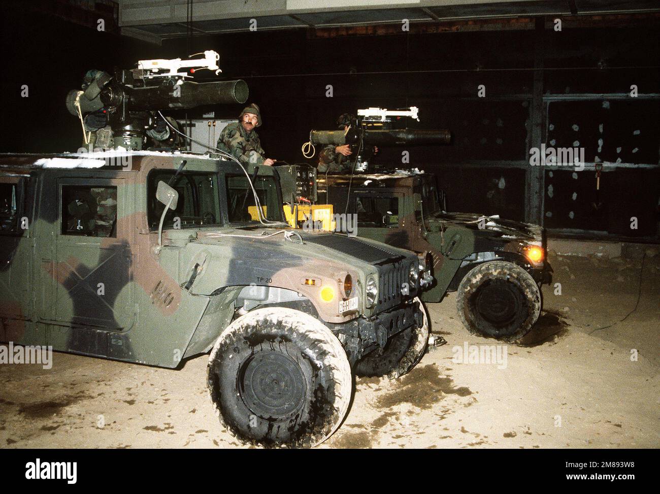 Soldiers from the 1ST Battalion, 104th Infantry, aim a tube-launched ...