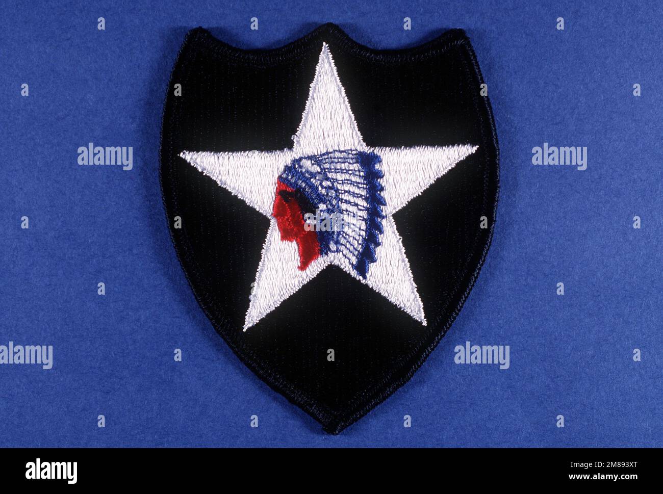 Shoulder patch: 2nd Infantry Division. Country: Unknown Stock Photo - Alamy