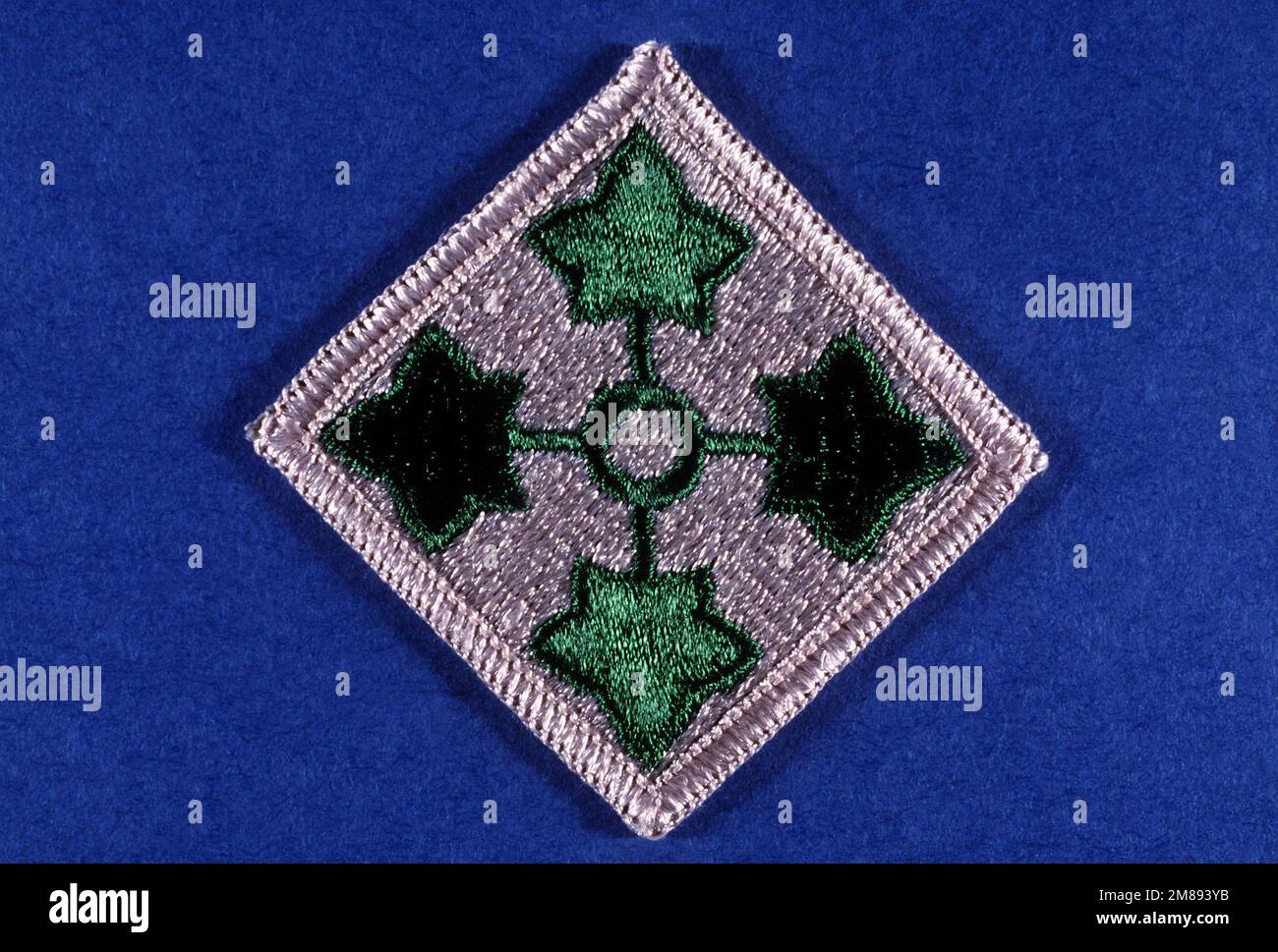 Shoulder patch: 4th Infantry Division. Country: Unknown Stock Photo - Alamy