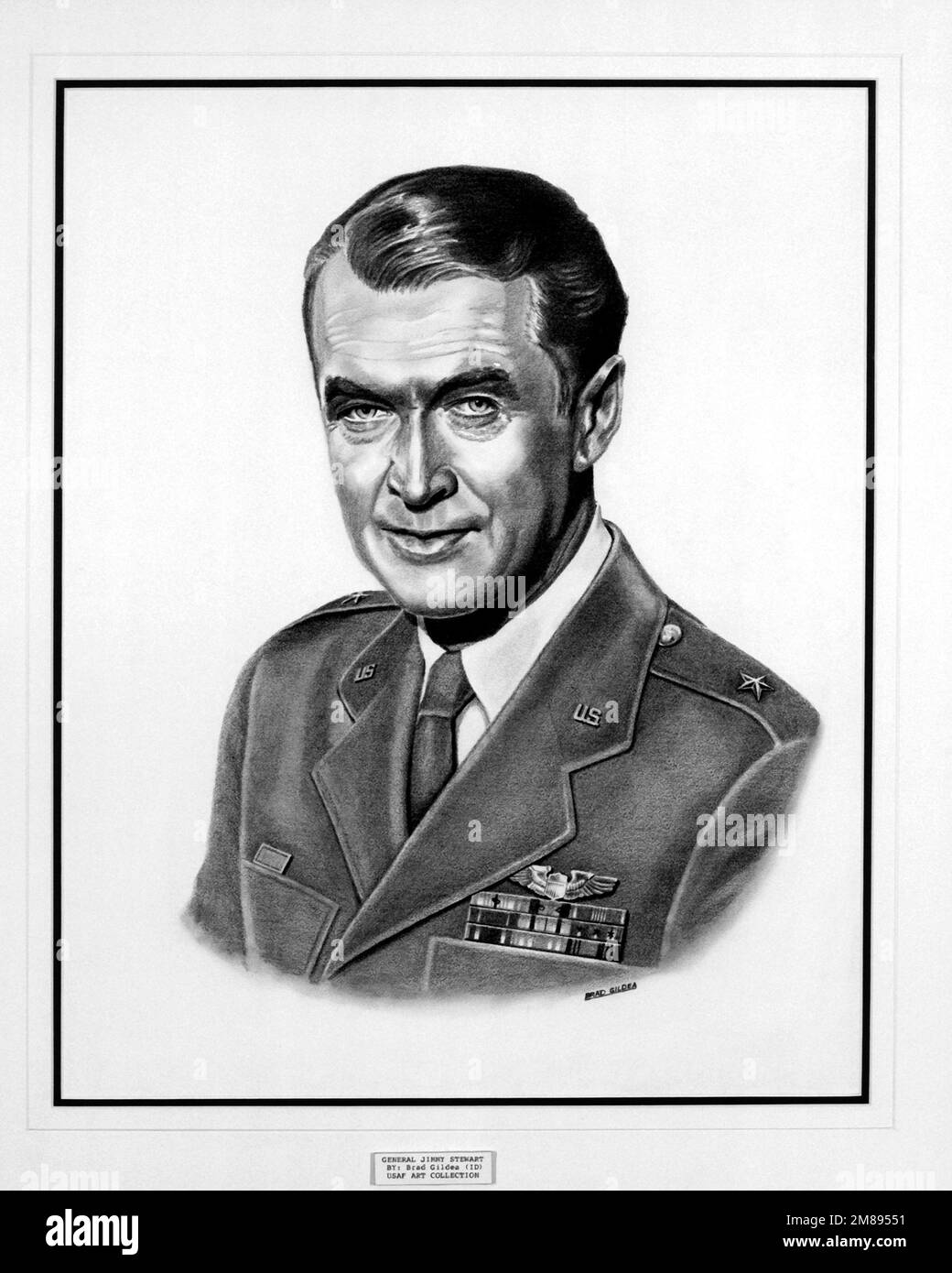 Artwork: "General Jimmy Stewart"- Artist: Brad Gildea (ID). Country ...