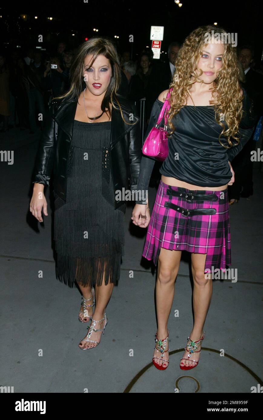 Singer Lisa Marie Presley (R) and her daughter Riley Keough attend The ...