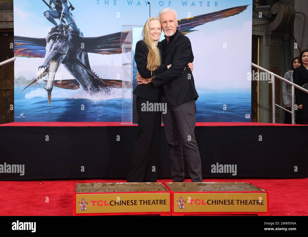 Hollywood, Ca. 12th Jan, 2023. James Cameron and Suzy Amis Cameron at ...