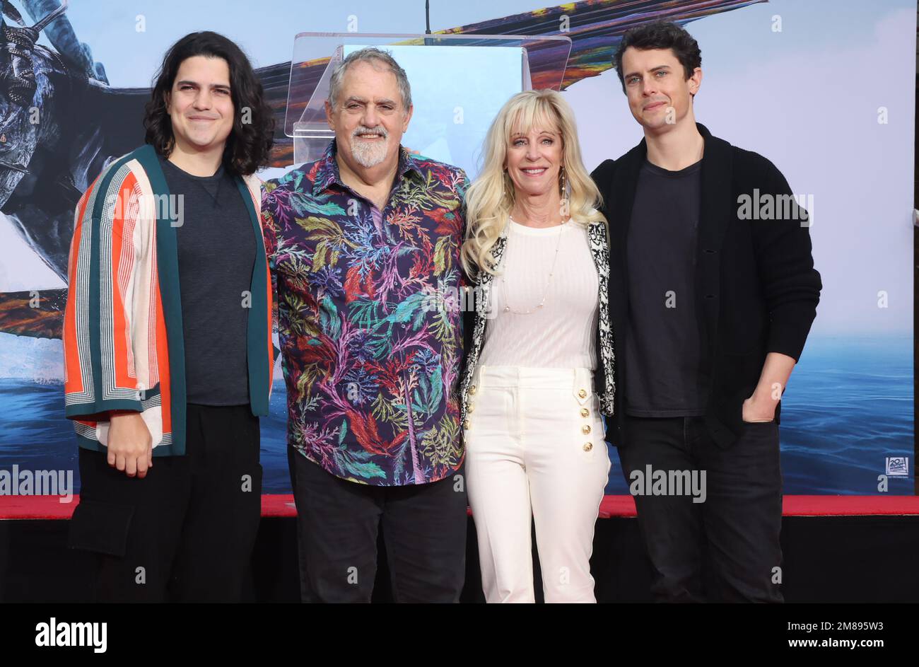 Hollywood, Ca. 12th Jan, 2023. Jodie Landau, Jon Landau, Julie Landau ...