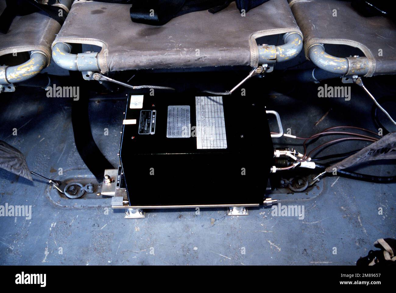 A close-up view of the Personnel Locater System (PLS) receiver ...