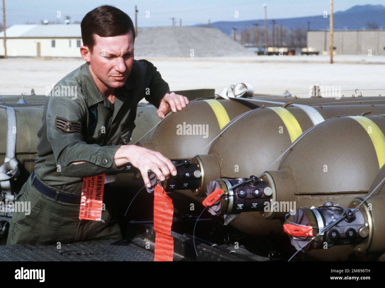 SSGT Robert Bailey of the 37th Equipment Maintenance Squadron checks ...