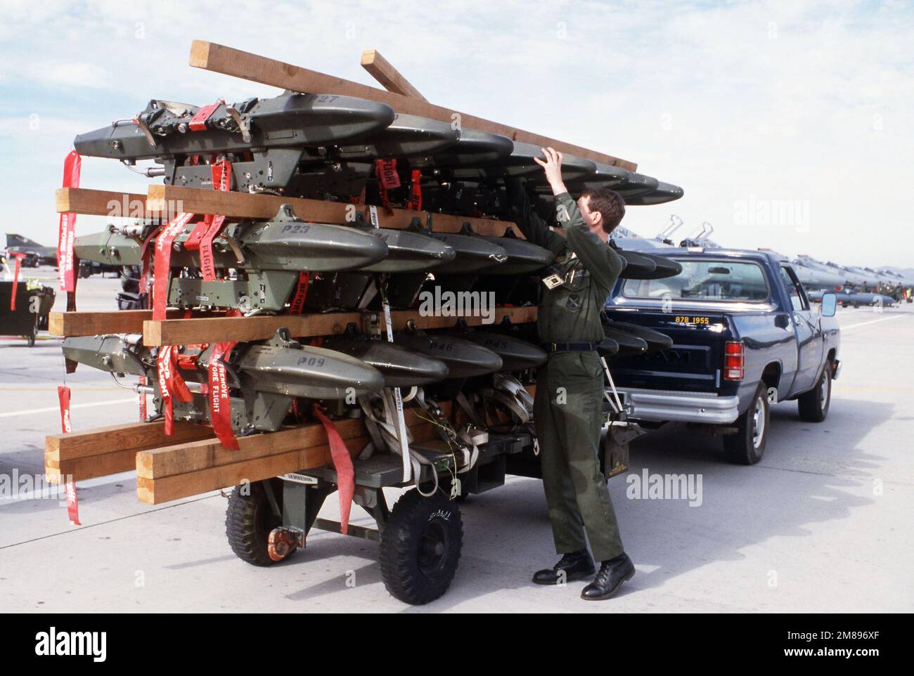 A1C Robert A. Barnhart of the 37th Equipment Maintenance Squadron re ...