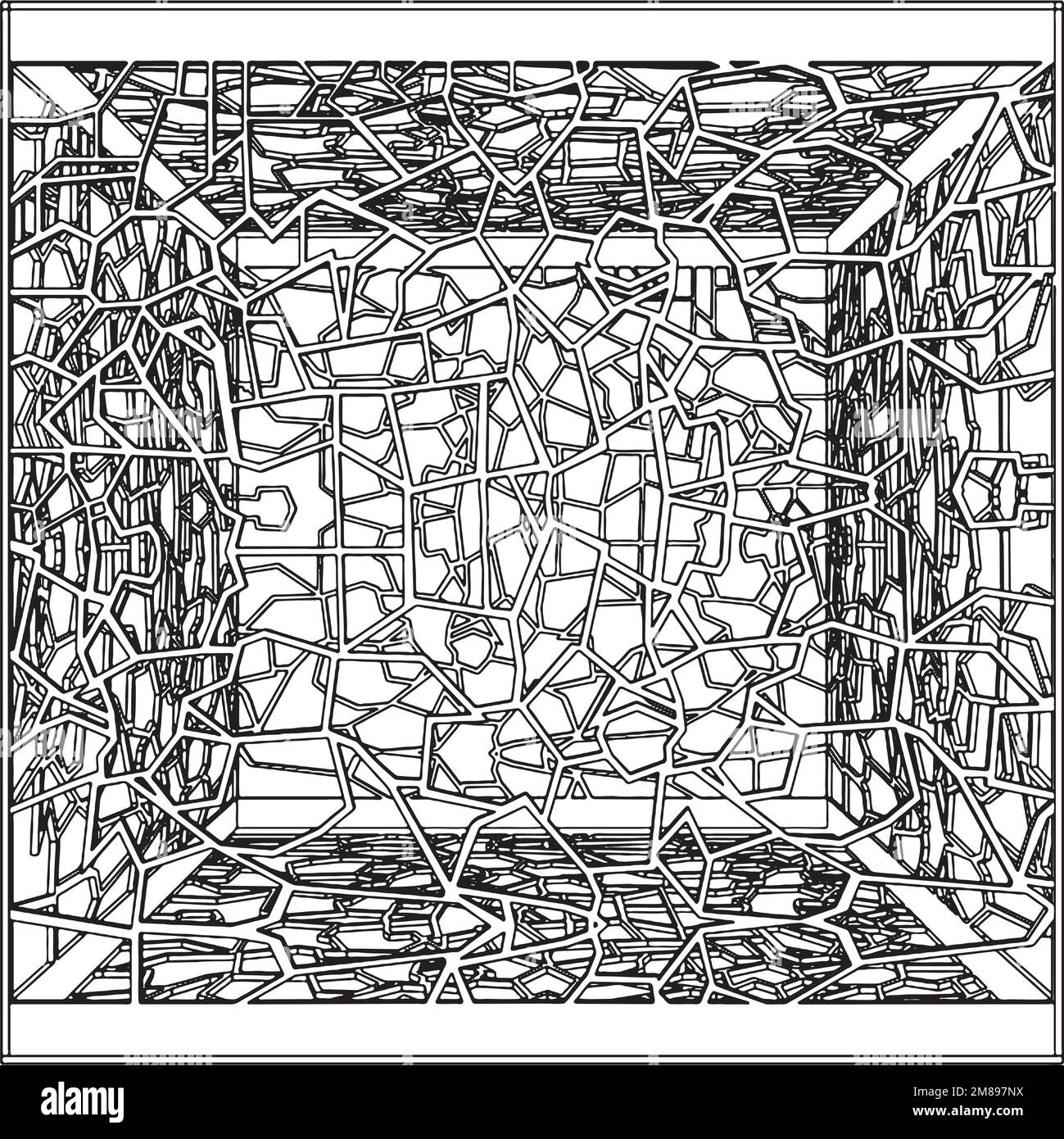 Abstract Ornamental Cage Vector Stock Vector Image & Art - Alamy