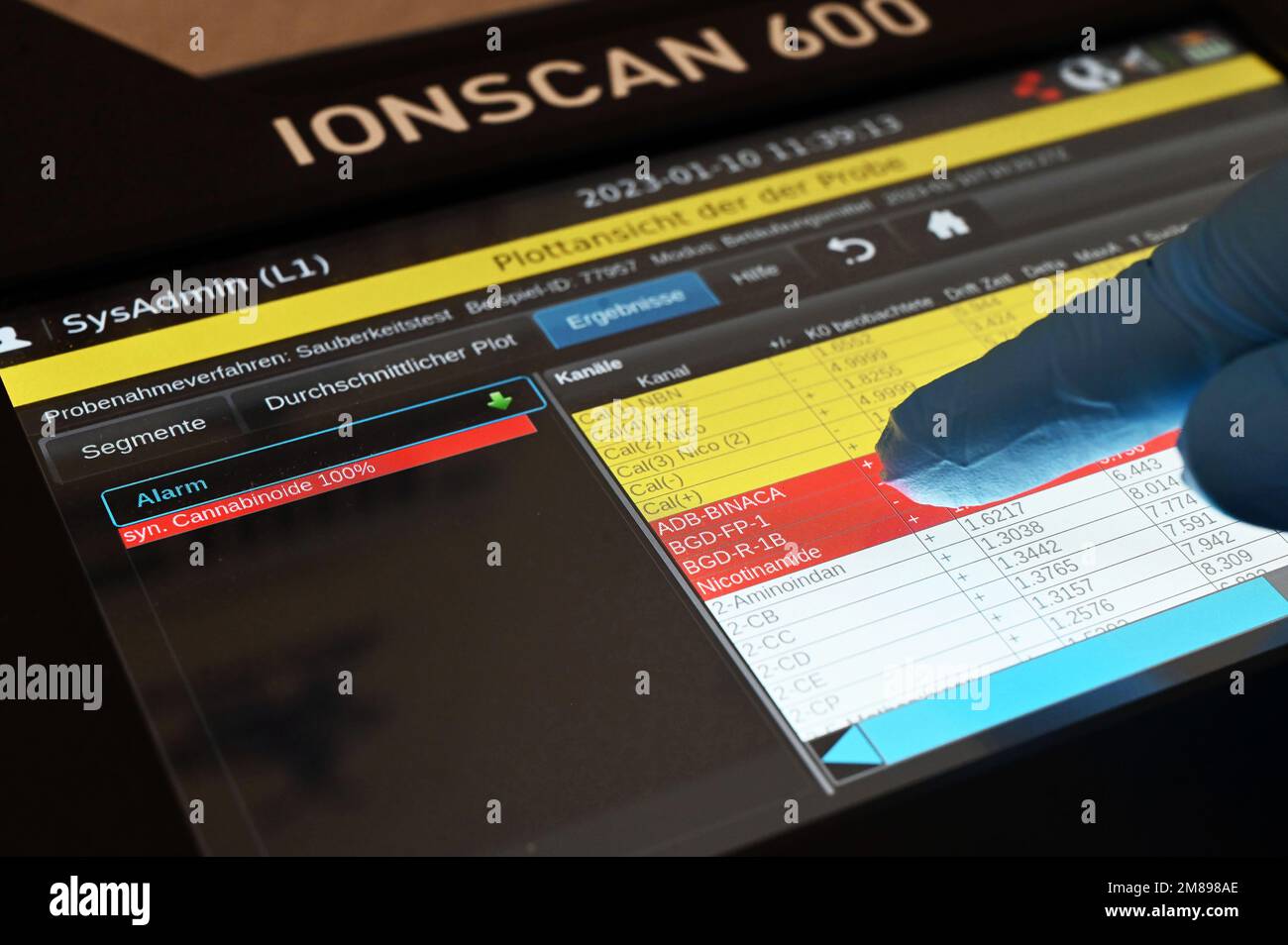 Bruchsal, Germany. 10th Jan, 2023. In Bruchsal Prison (JVA), an ion ...