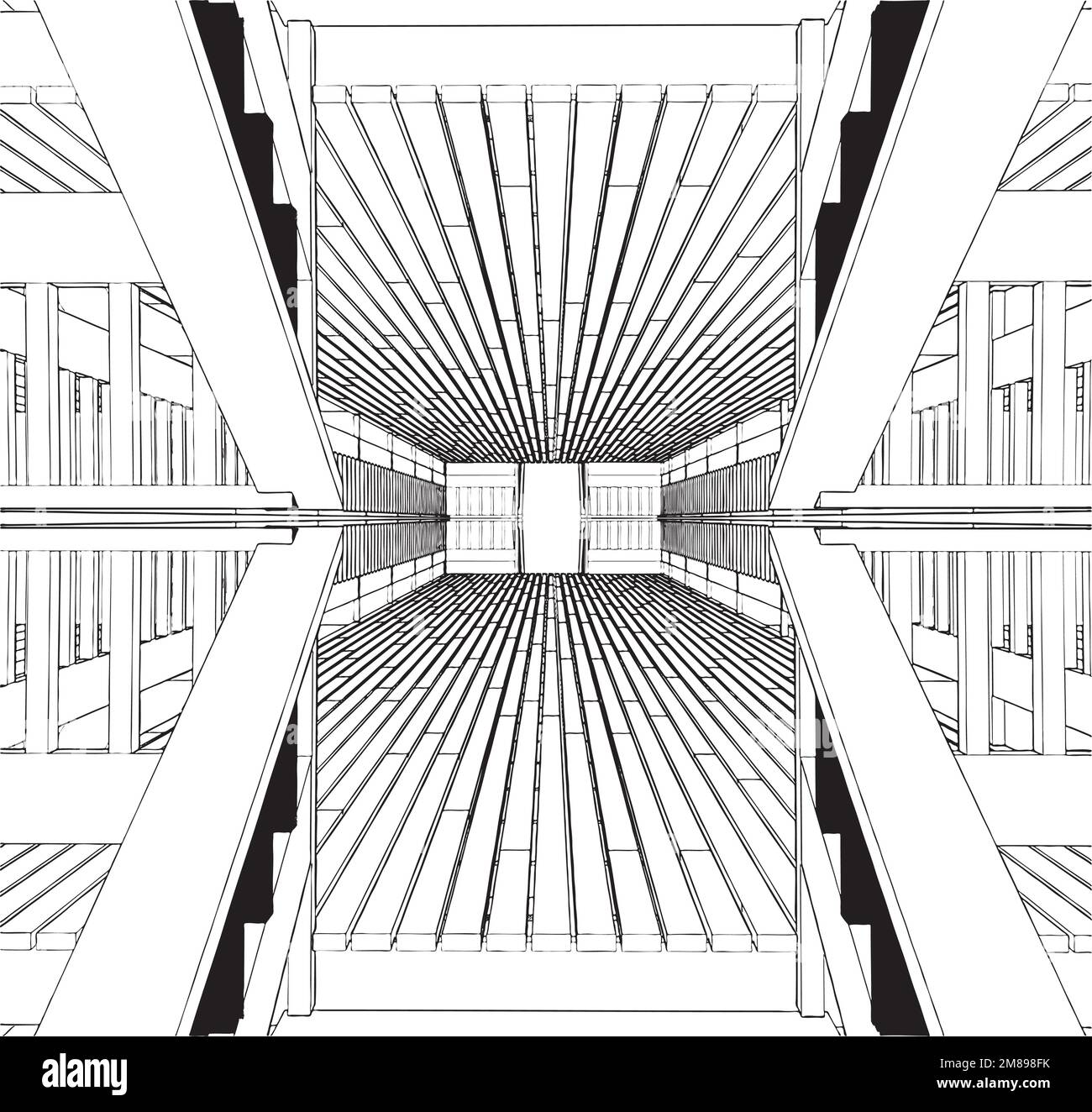 Abstract Constructions Structure Vector Stock Vector Image & Art - Alamy