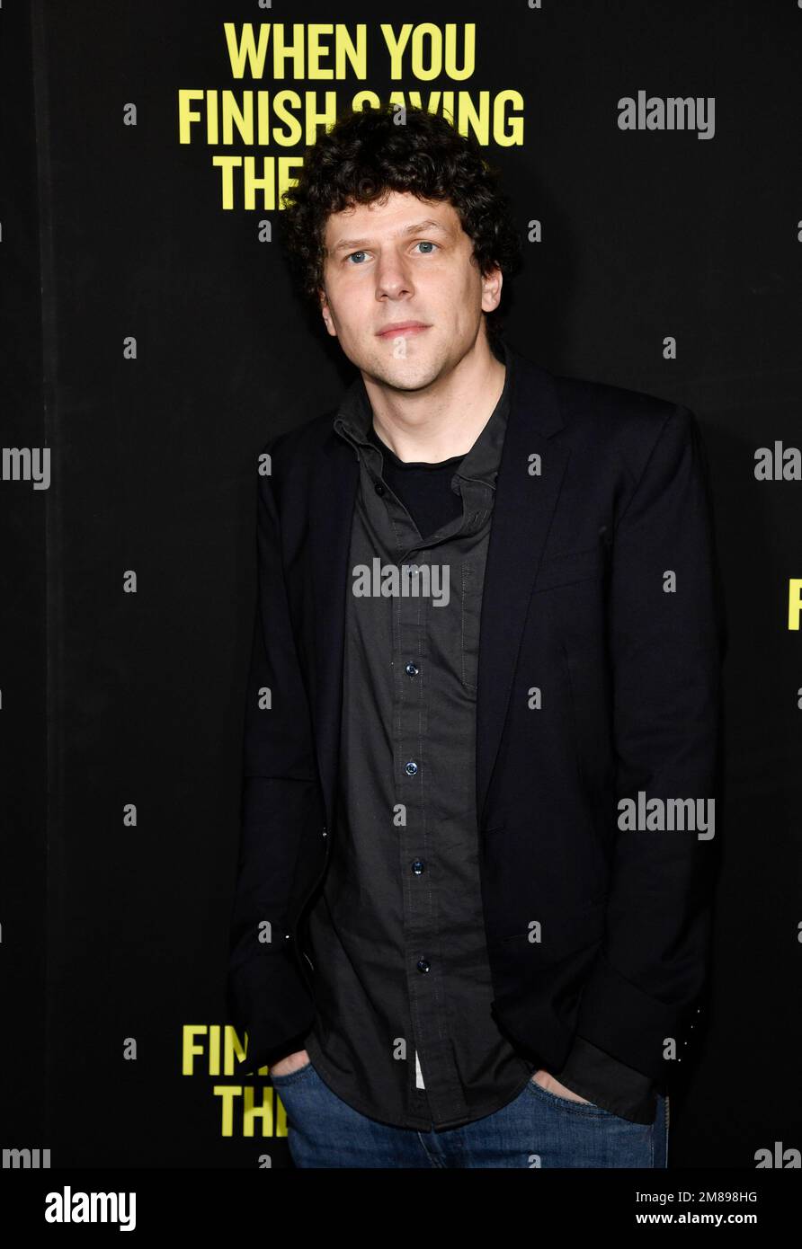 Jesse Eisenberg attends a special screening of "When You Finish Saving ...