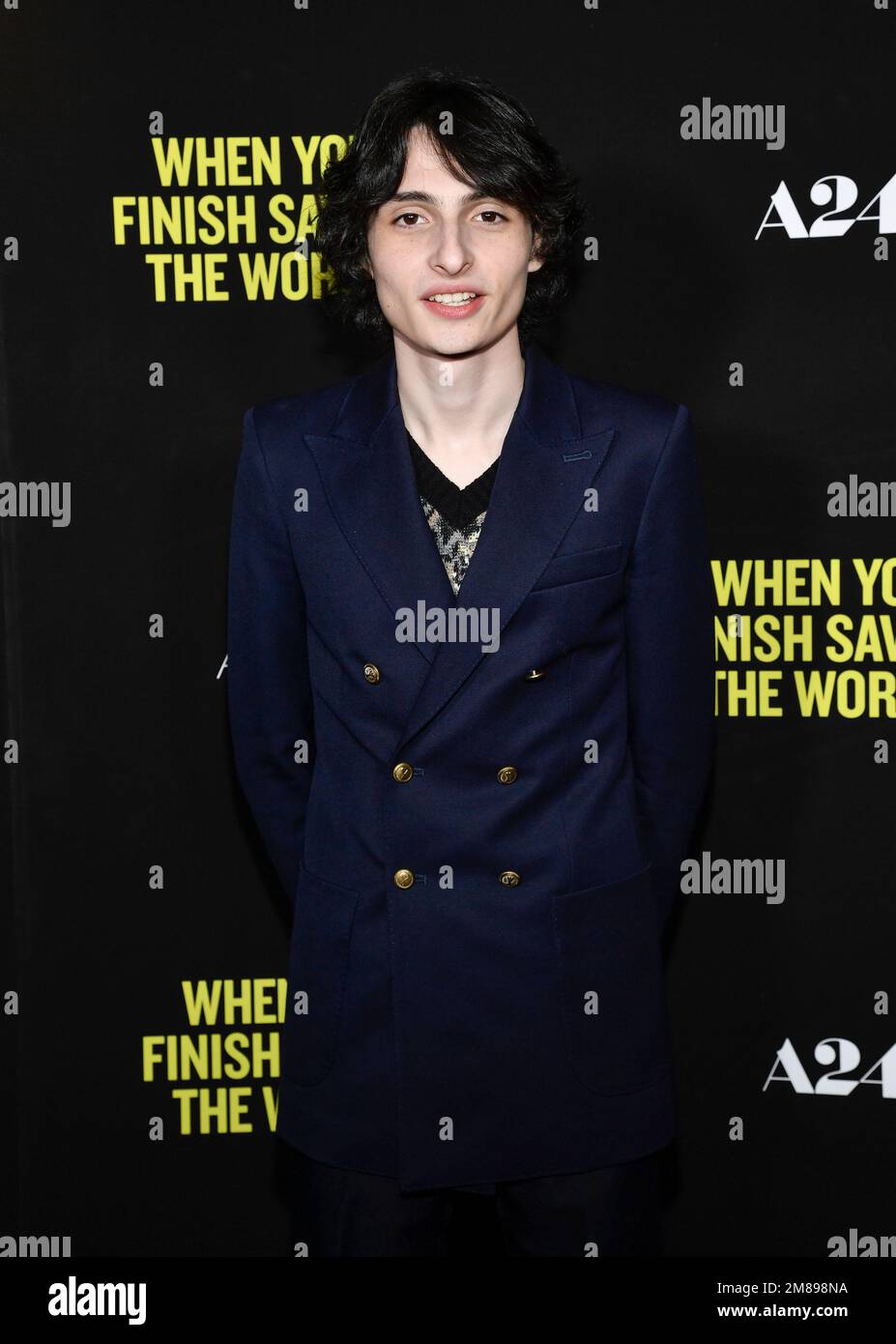 Finn Wolfhard attends a special screening of "When You Finish Saving ...