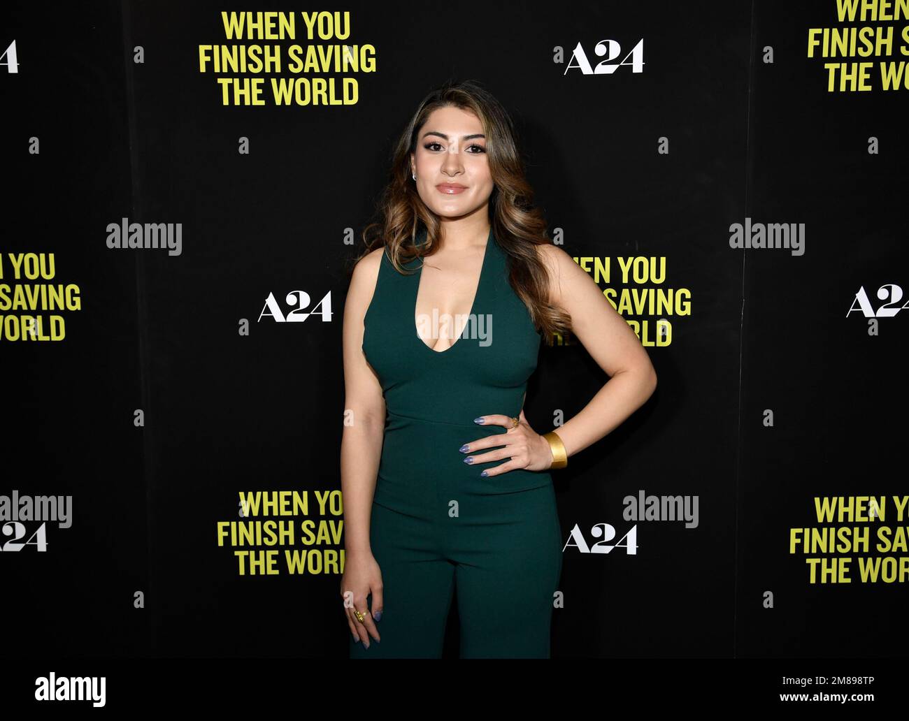 Jordyn Aquino attends a special screening of "When You Finish Saving ...