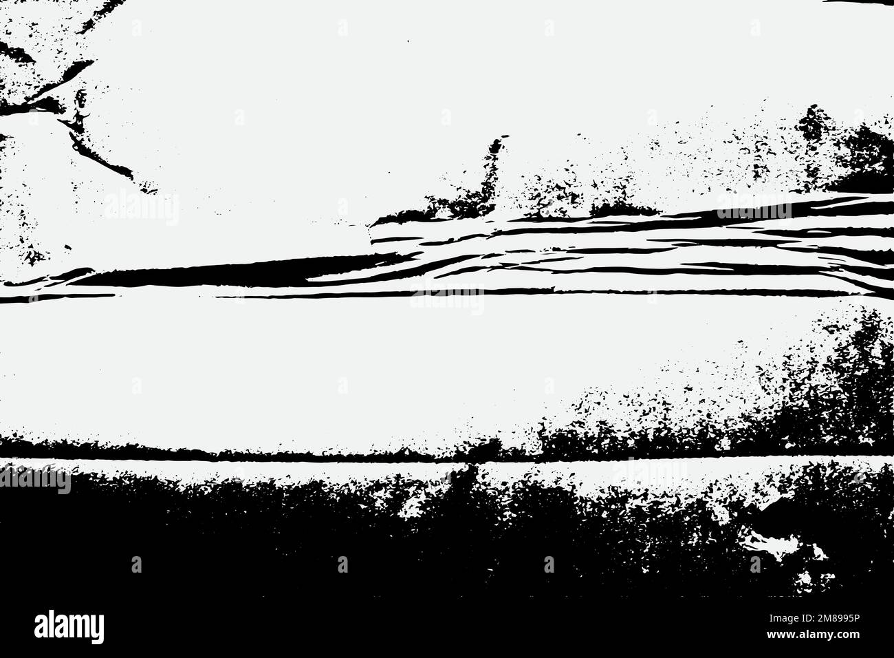 black crumpled wrinkled paper texture, dusty cardboard wrapper vector ...