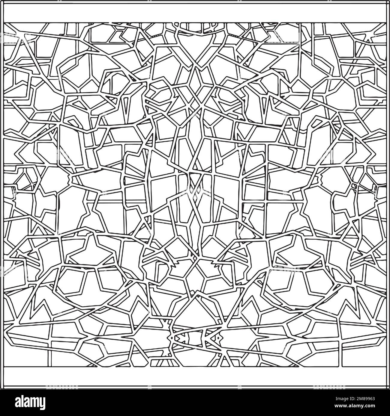 Abstract Ornamental Constructions Structure Vector Stock Vector Image ...