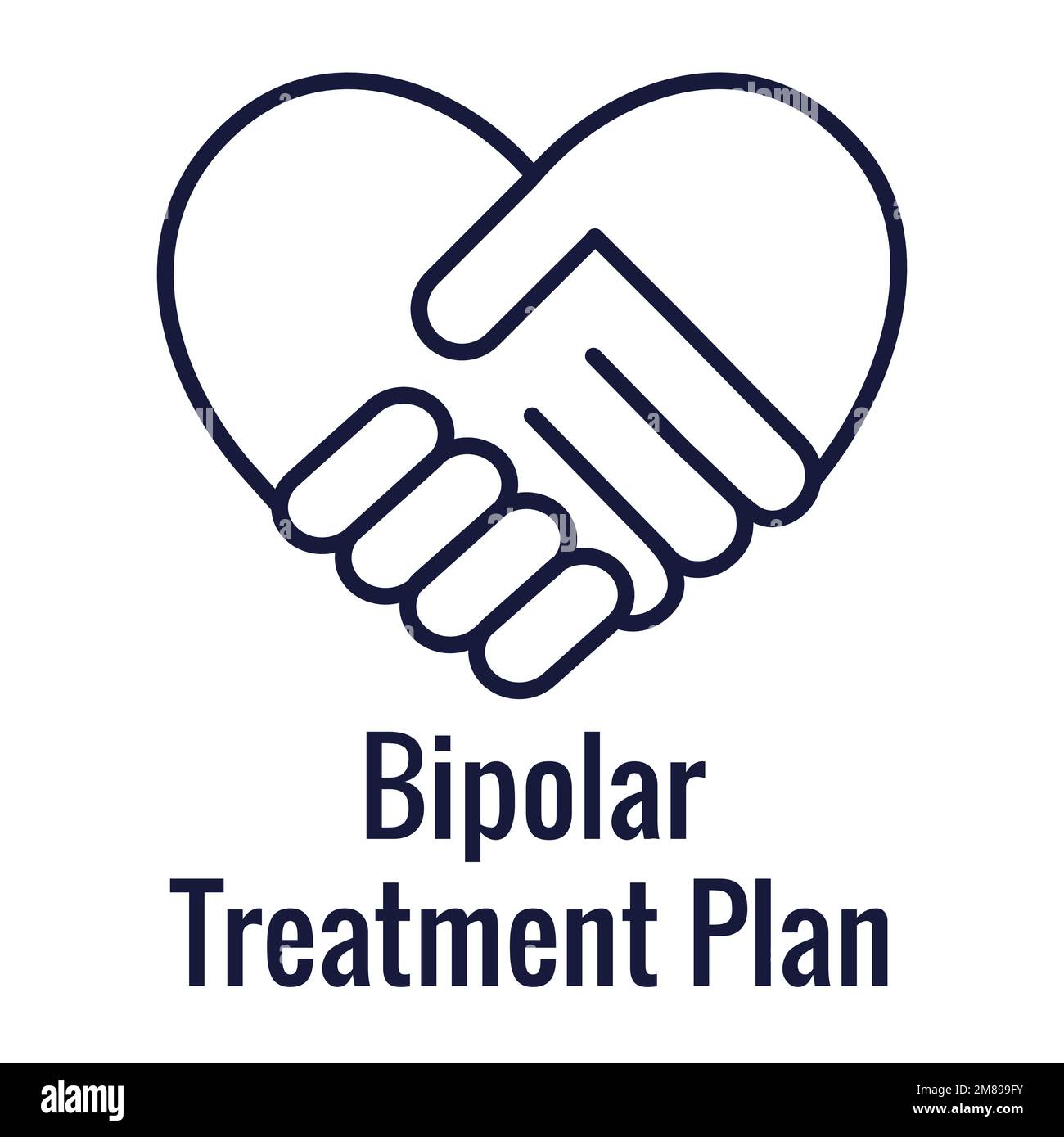 Bipolar Disorder or Depression BP Icon Set Showing Mental Health Icons ...