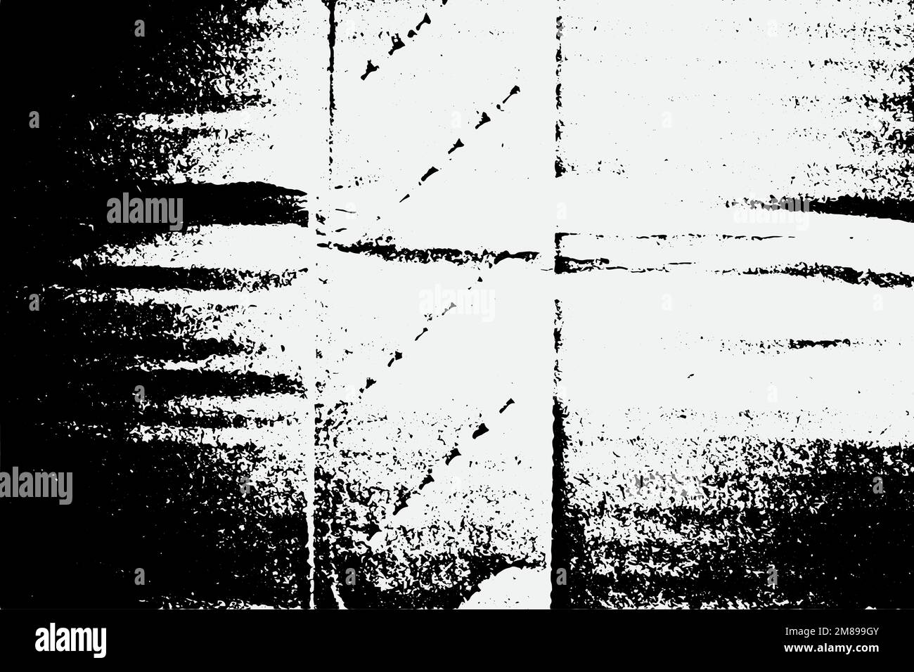 black crumpled wrinkled paper texture, dusty cardboard wrapper vector ...