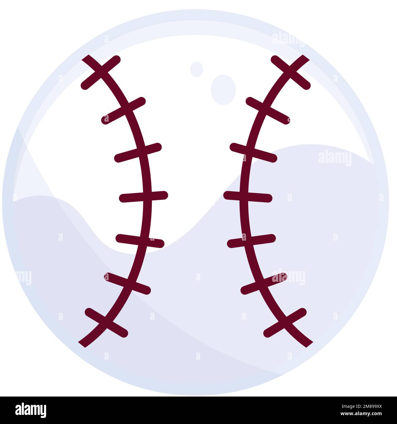 Isolated colored baseball ball icon Vector Stock Vector Image & Art - Alamy