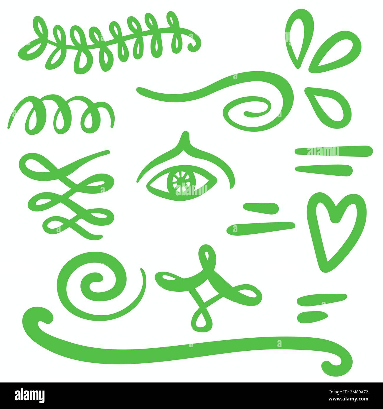 Green Swirls Swash Logo Ornament Design Stock Vector Image & Art - Alamy