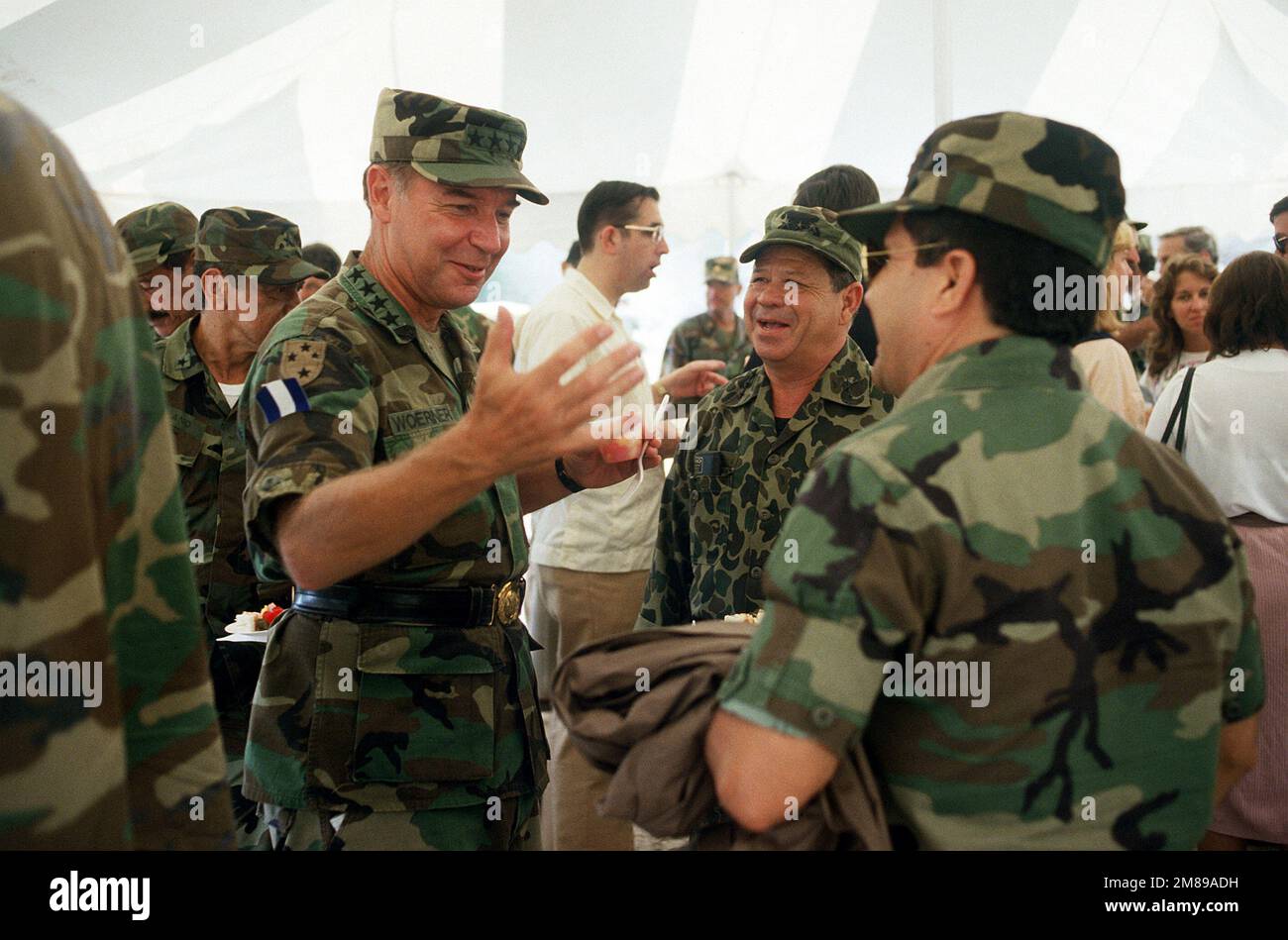 GEN. Frederick F. Woerner, commander-in-chief, U.S. Southern Command ...