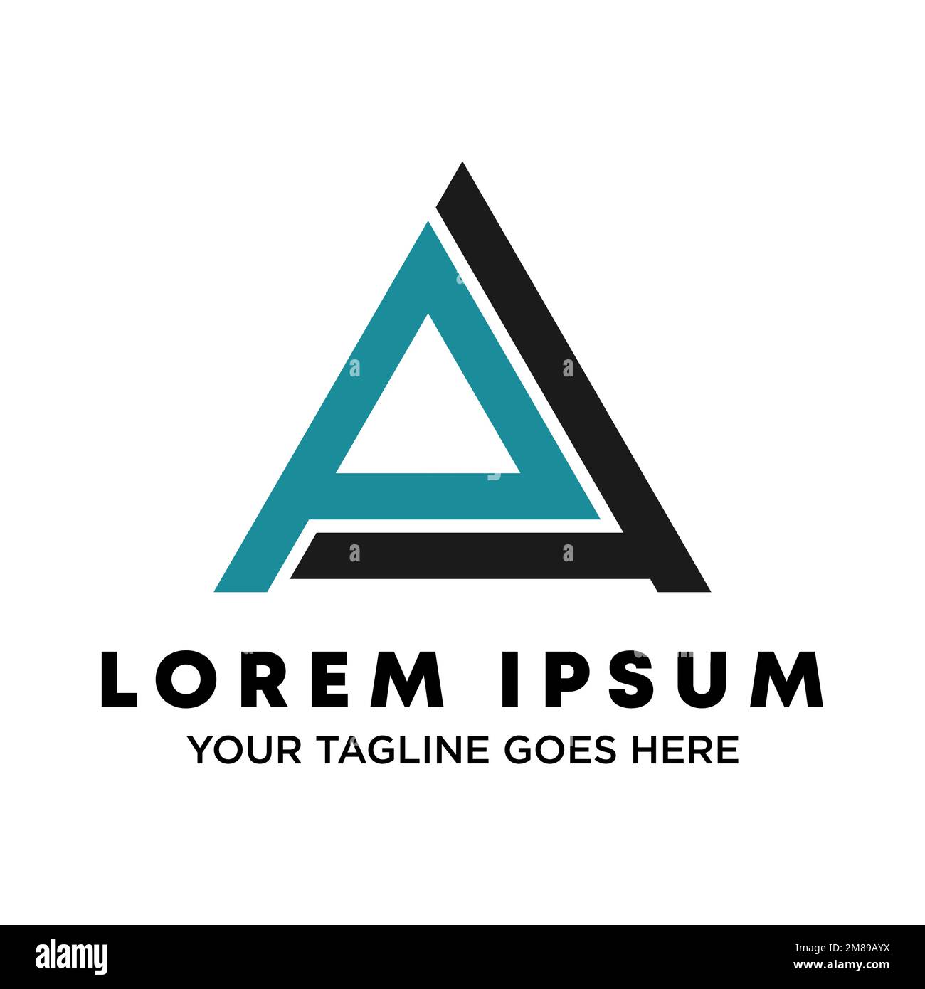 simple Letter or word PA font in triangle image graphic icon logo design abstract concept vector ...