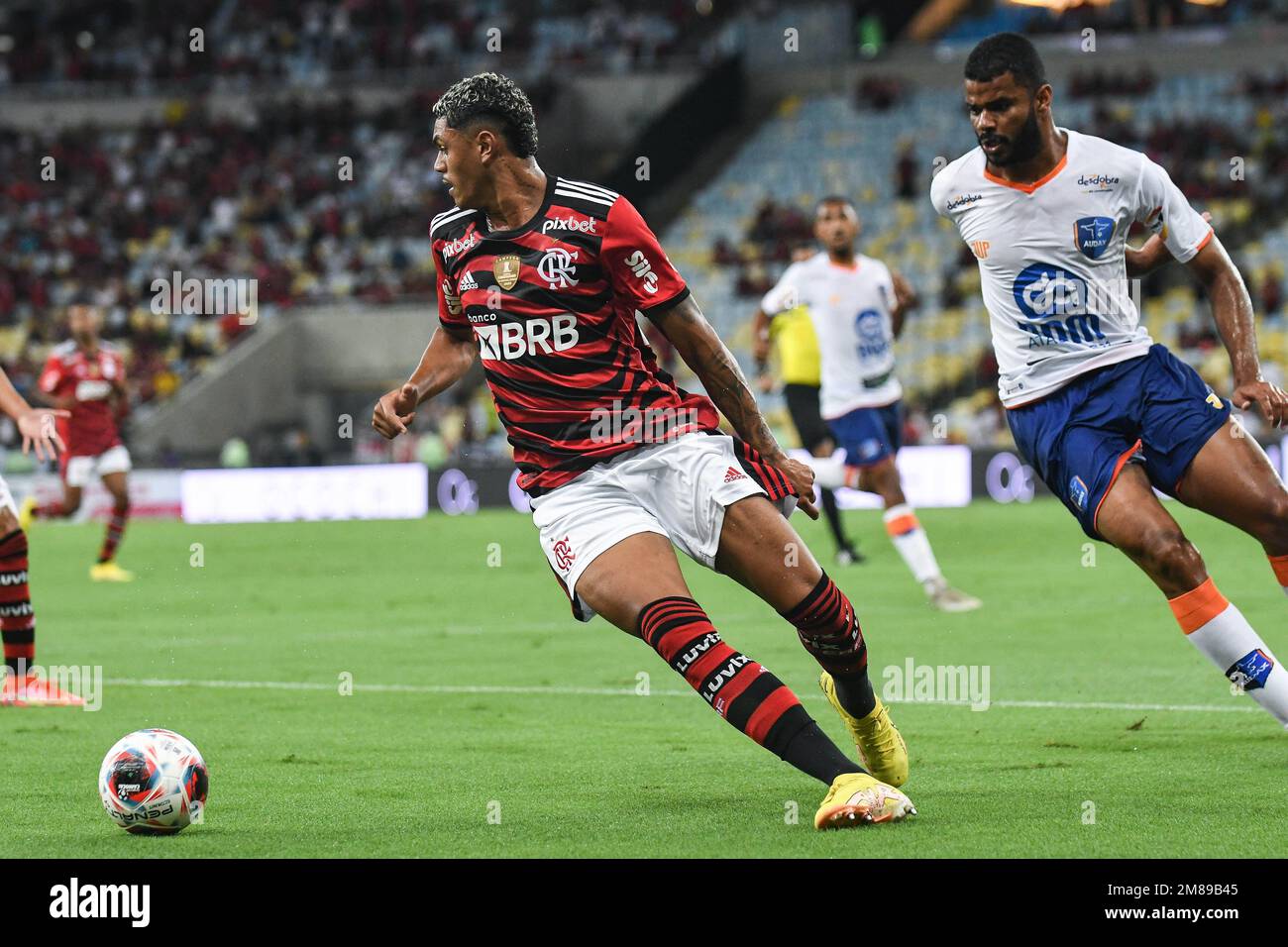 Rio, Brazil - january 12, 2022, Mateusao player in match between ...