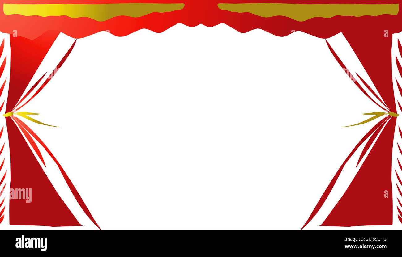 The background design with an aesthetic red curtain or curtain pattern ...