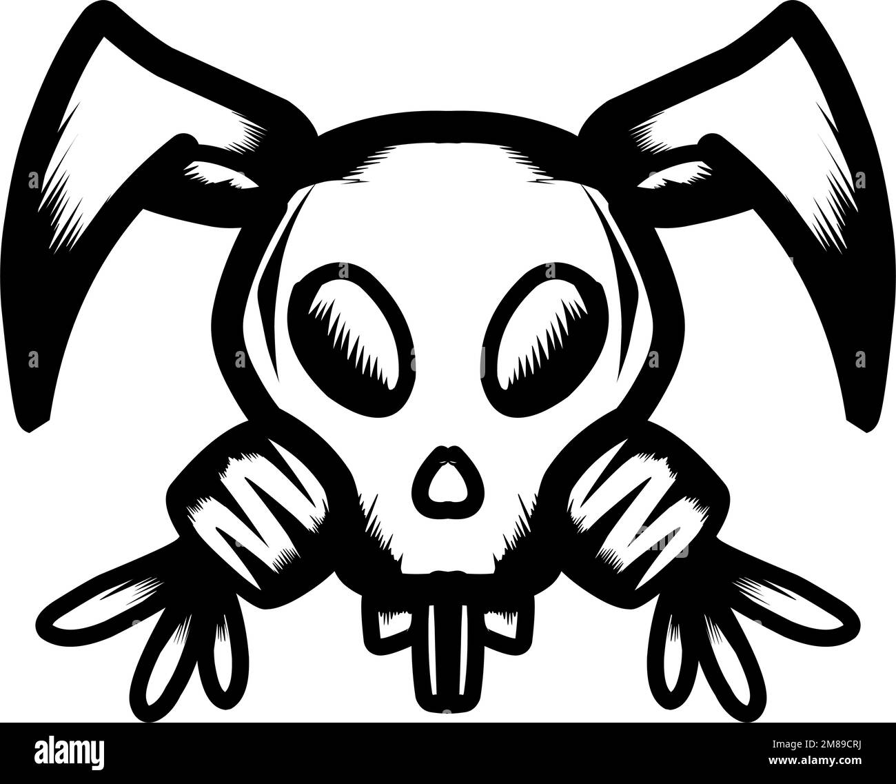 Skeleton rabbit Cut Out Stock Images & Pictures - Alamy