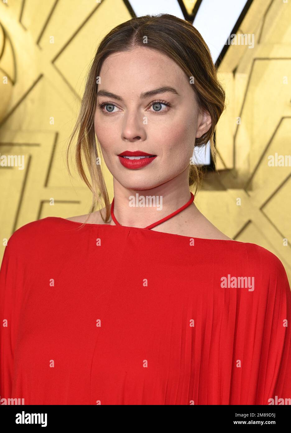 London, UK. January 12th, 2023 Margot Robbie at the Babylon UK Premiere ...