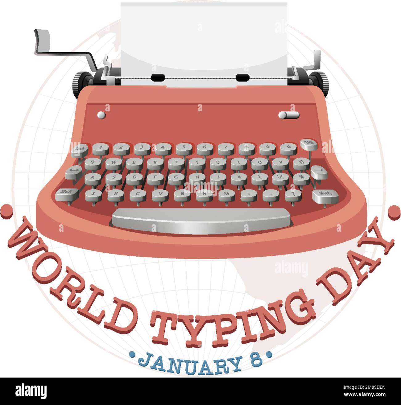 World Typing Day Banner Design illustration Stock Vector Image & Art ...
