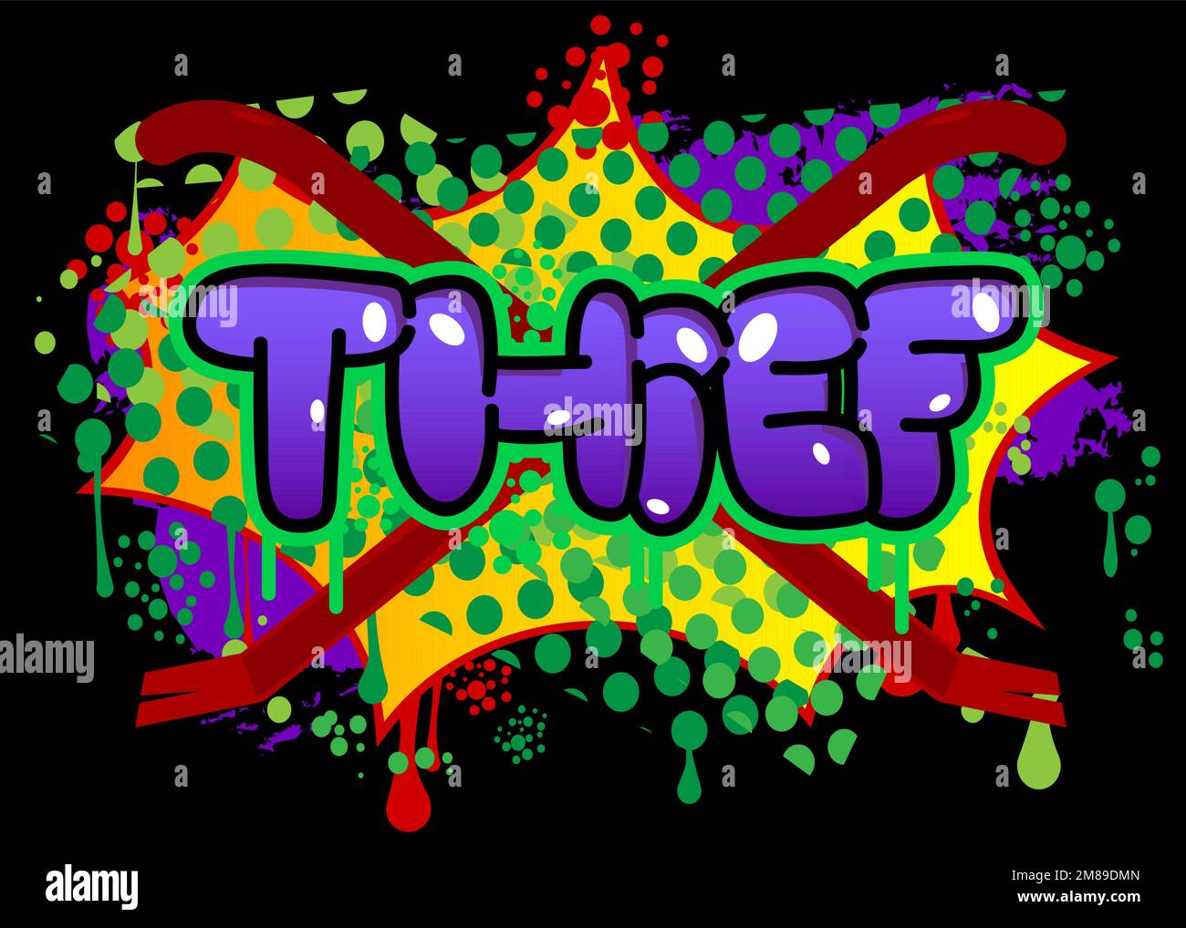 Hooligan graffiti Stock Vector Images - Alamy