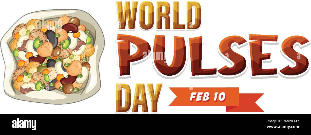 World Pulses Day Banner Design illustration Stock Vector Image & Art ...