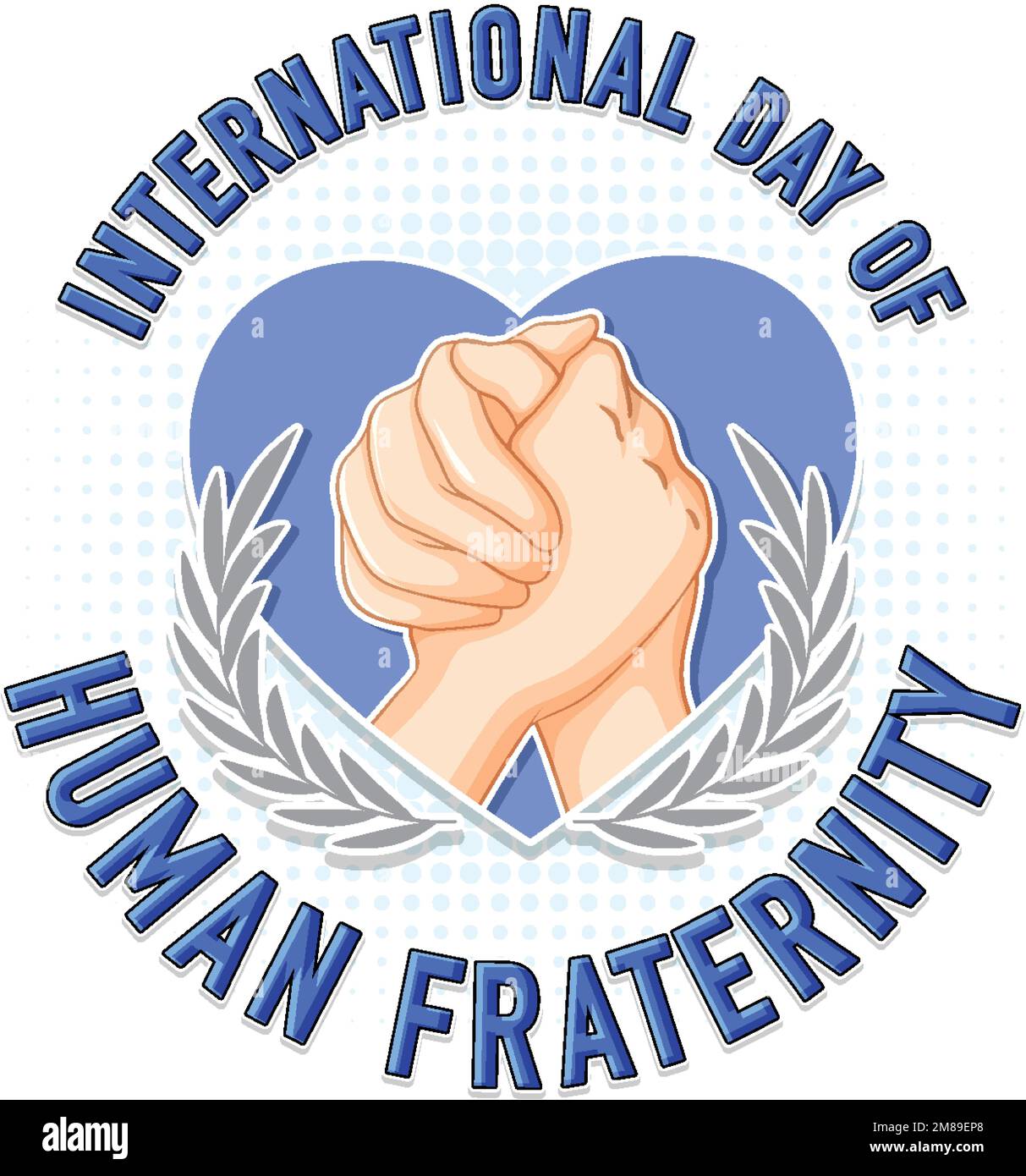 International day of human fraternity illustration Stock Vector Image ...
