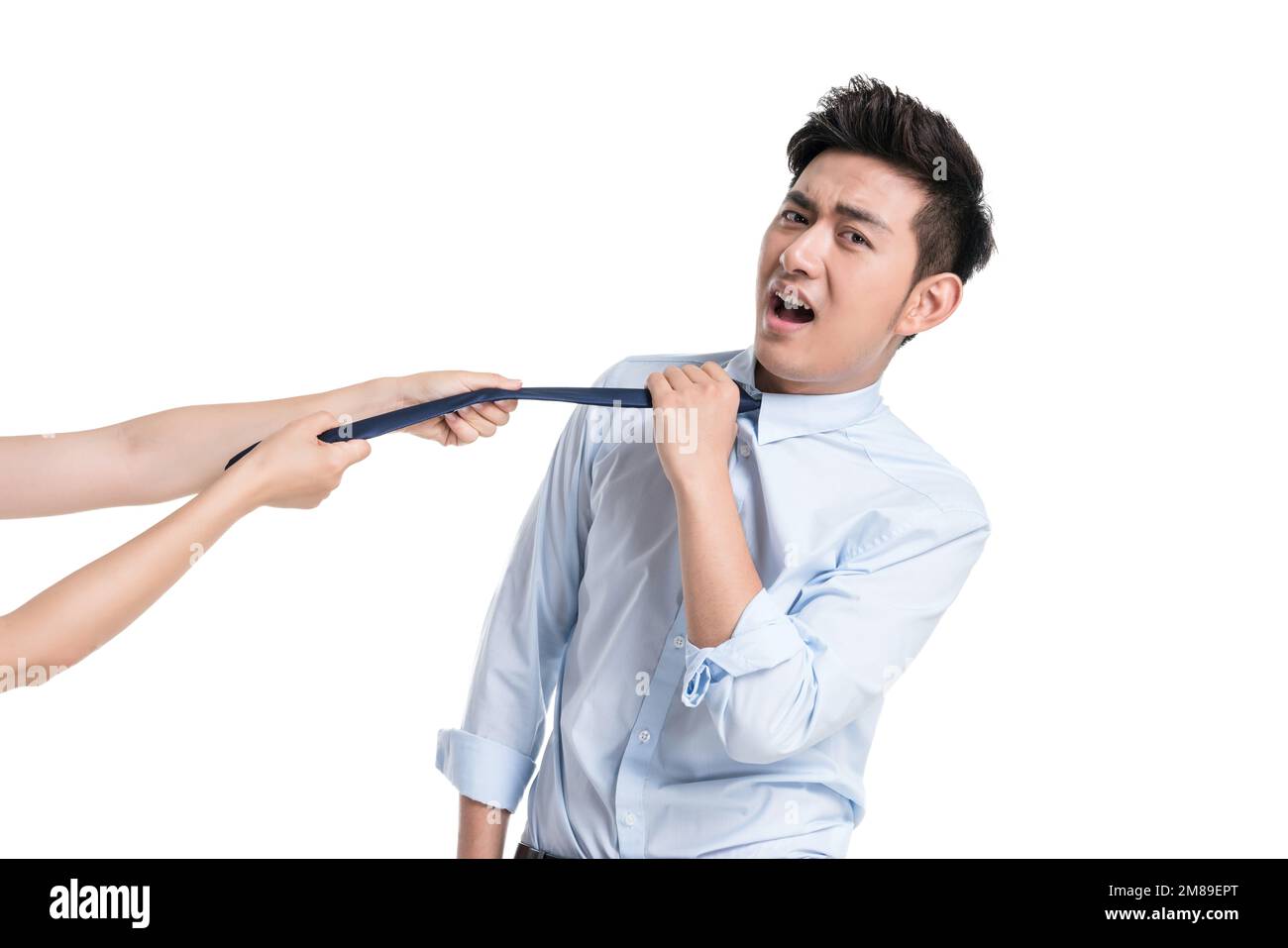 Dragged by a collar hi-res stock photography and images - Alamy