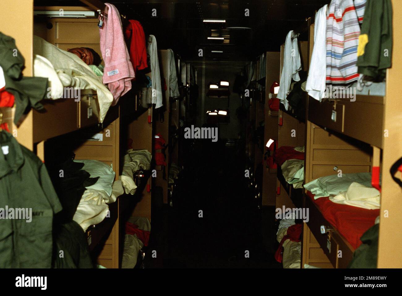 A view of berthing facilities aboard a Waterman class maritime pre ...