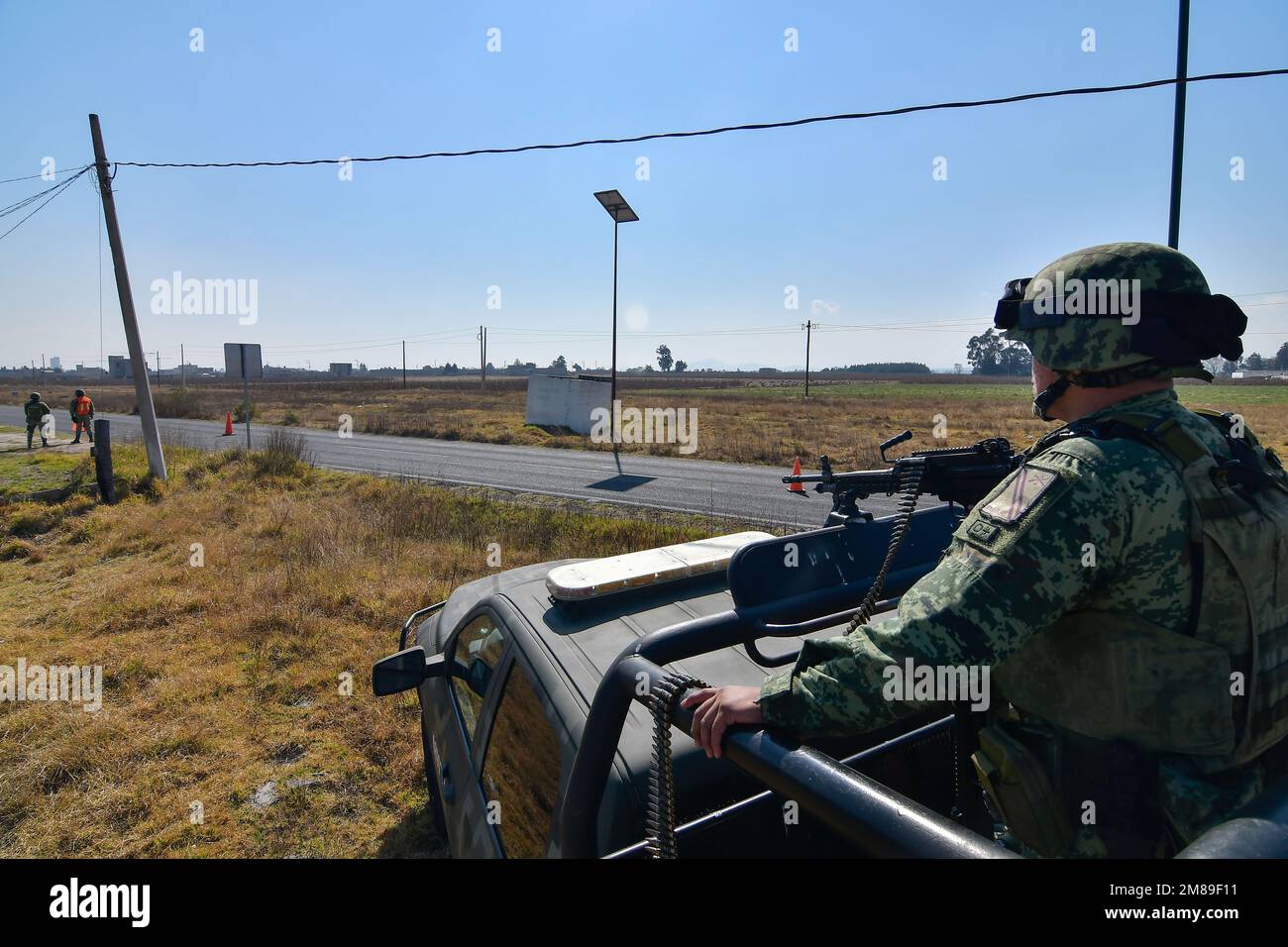 Mexican national guard patrols hi-res stock photography and images - Alamy