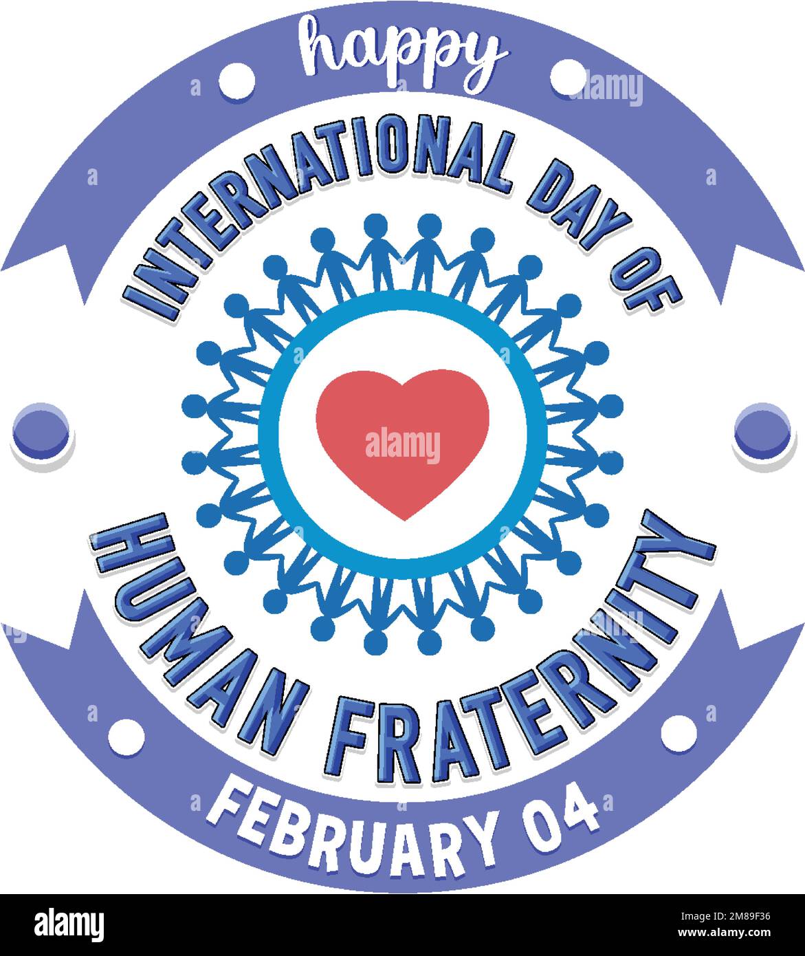 International day of human fraternity illustration Stock Vector Image ...