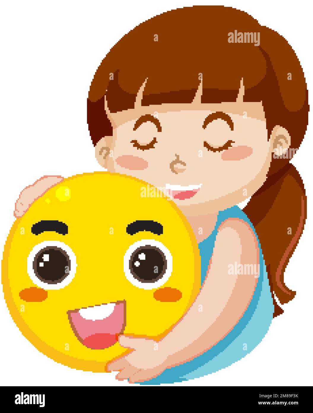 Cute Smiley Face Hug