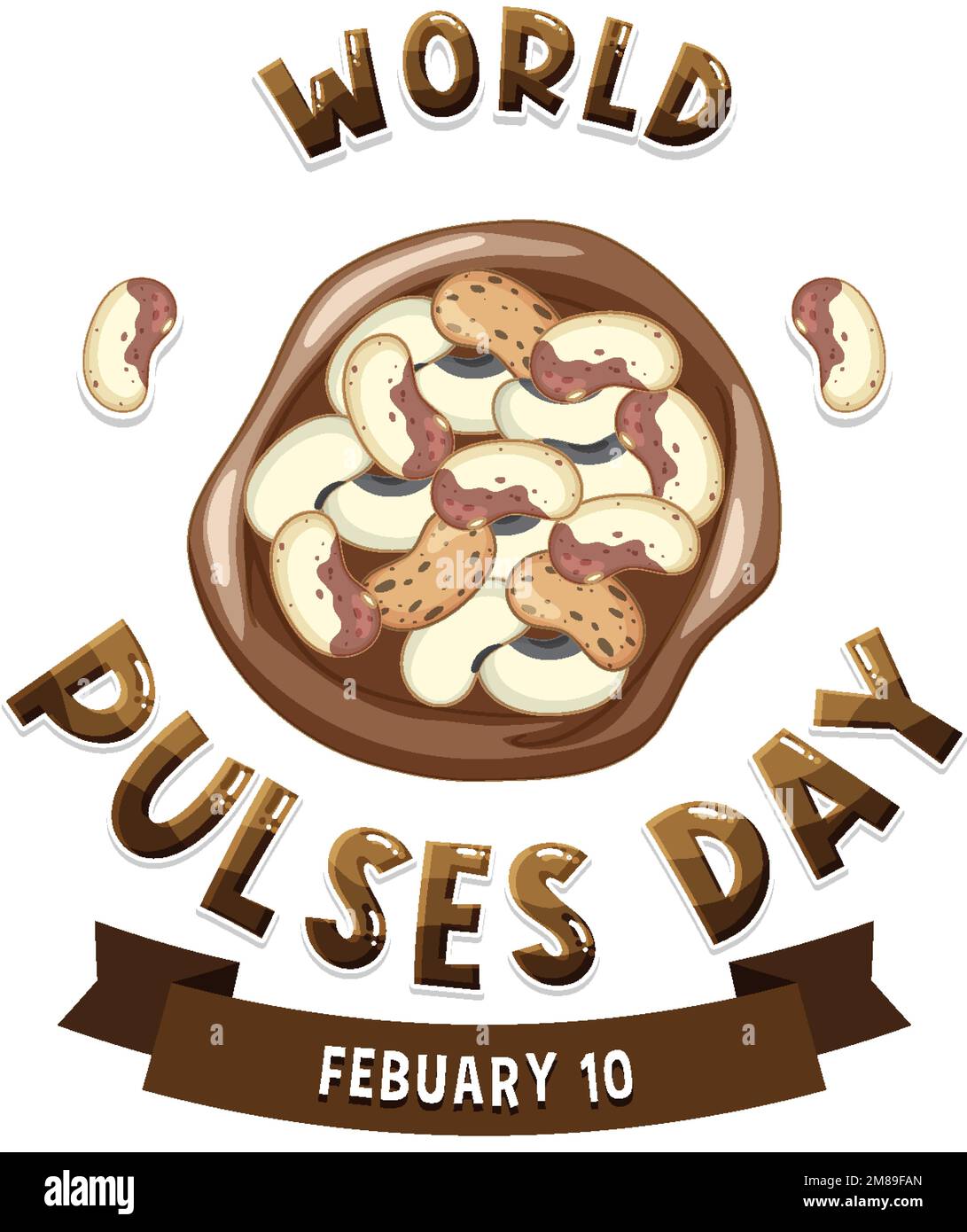 World Pulses Day Banner Design illustration Stock Vector Image & Art ...