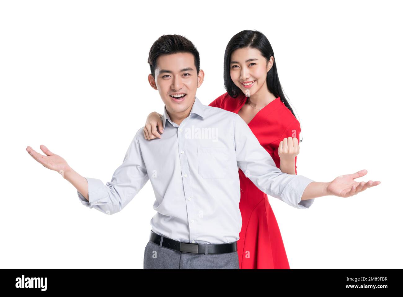 Young lovers behind hug Stock Photo - Alamy