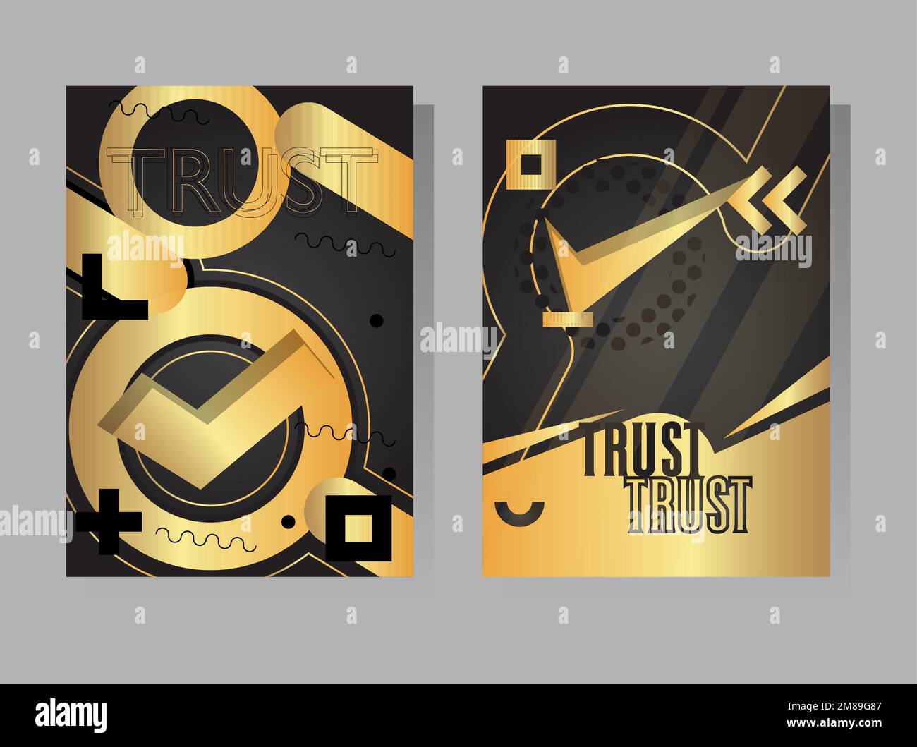 Luxury deluxe Trust Background vector poster illustration. Abstract ...