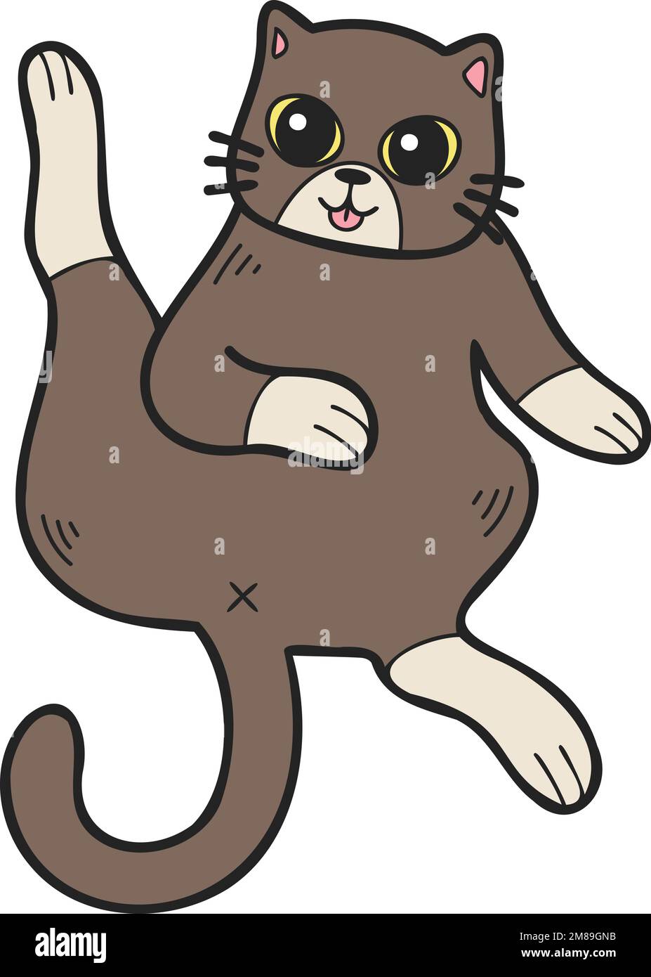 Lying on its belly Stock Vector Images - Alamy