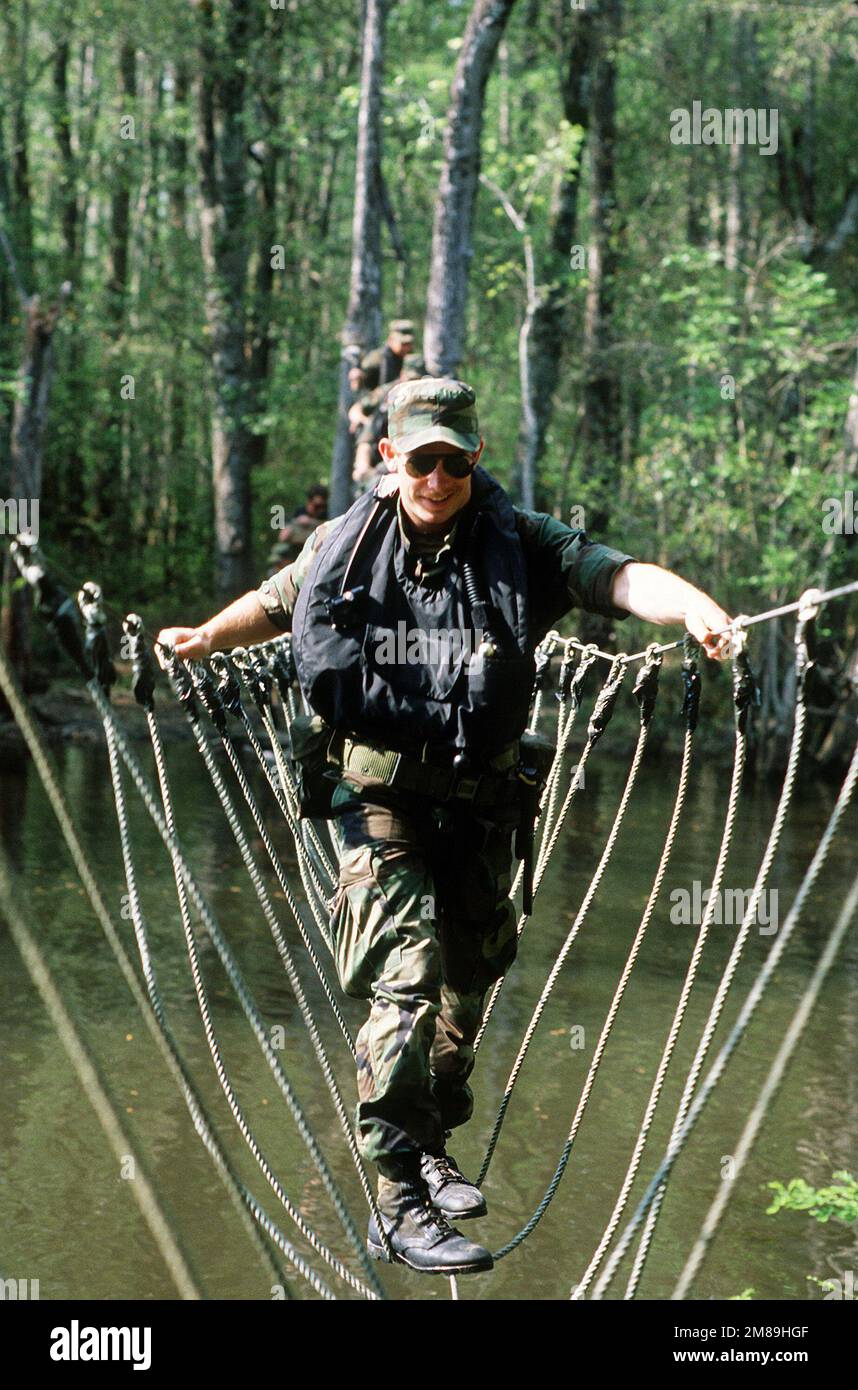 Trainees take a break from their trip up the Yellow River during the ...