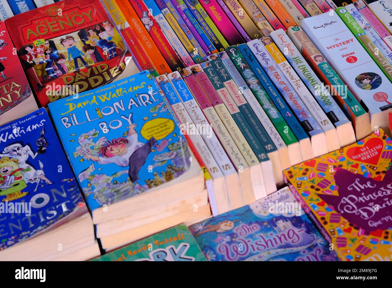25 December 2022, Pune, India - Stall of books at local market, Wide ...